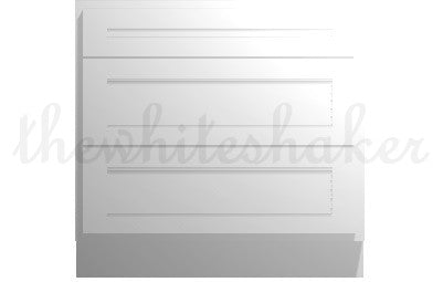 DB36 - 36" Wide Drawer Base Cabinet – thewhiteshaker